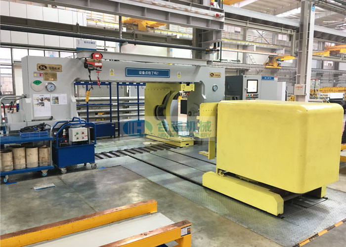 Double Cylinder Wheelset Demount Press With Electric Hoist