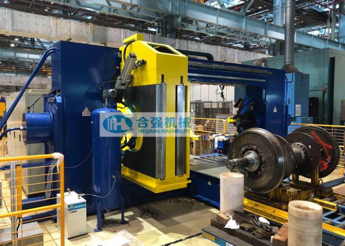 3000kN Railway Depots Horizontal Wheel Press 31.5MPa