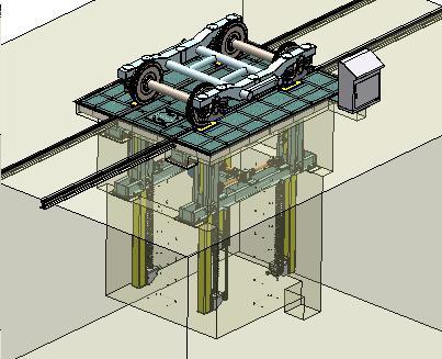 2000mm Stroke 10 Ton Railway Bogie Lifting Jacks