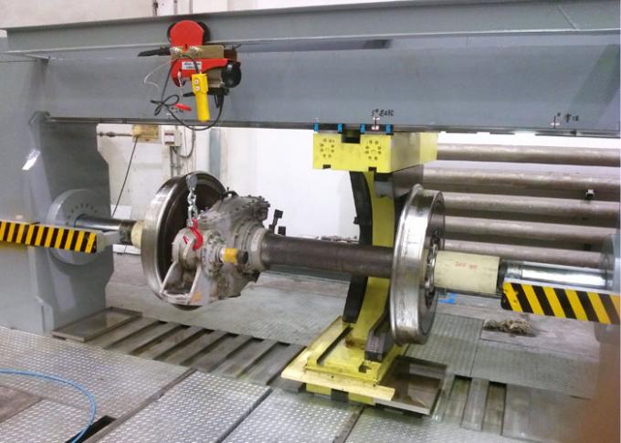 Double Cylinder Wheelset Demount Press With Electric Hoist