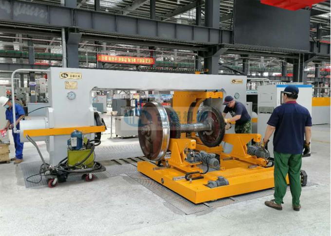 3000kN Locomotive 2500mm Wheelset Press Machine