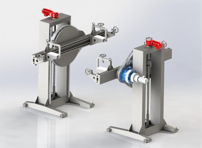 4 Tons Bogie Frame Rotator , Bogie Frame Lift And Turn Device